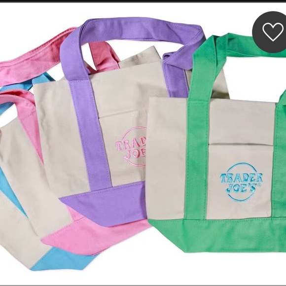 Bags | Trader Joes Mini Easter Tote Bags | Poshmark